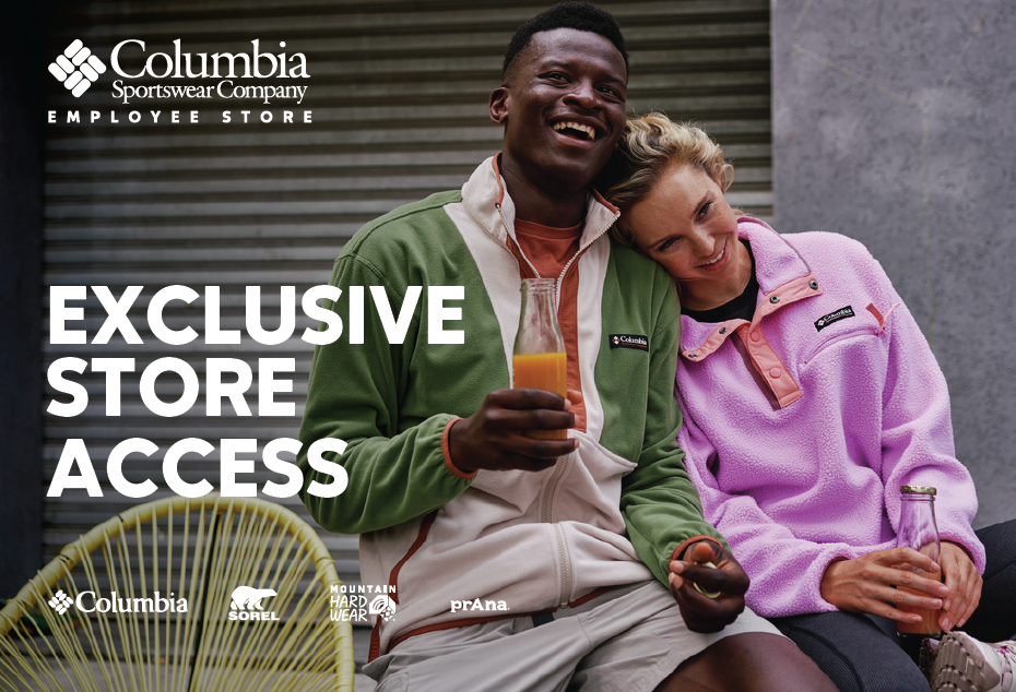 Member Benefit: Shop the Columbia Employee Store (Summer '24)